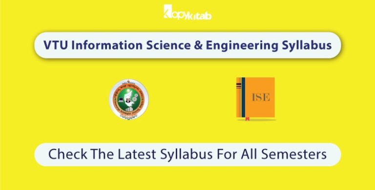 VTU Information Science And Engineering Syllabus And Marking Scheme ...