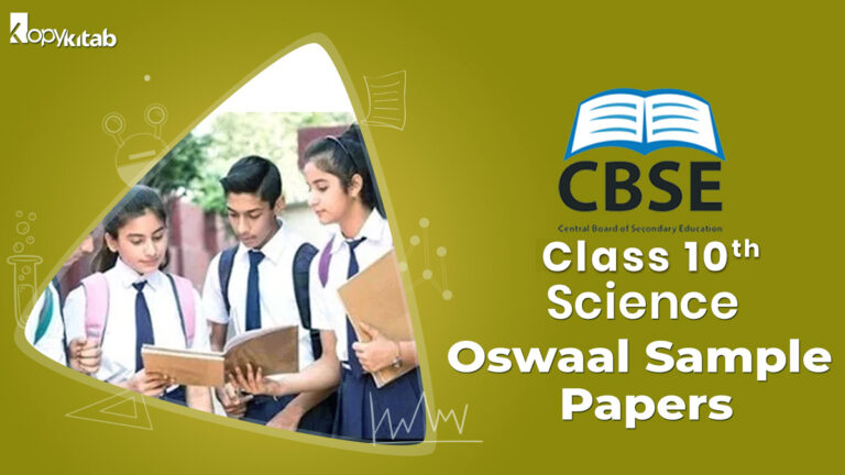CBSE Class 10 Science Oswaal Sample Papers 2022 Term 1 & Term 2