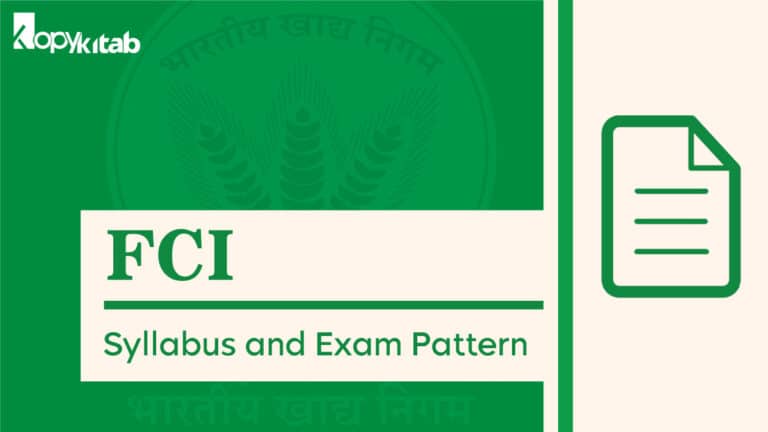 FCI Syllabus And Exam Pattern 2021: Download Syllabus Free PDF