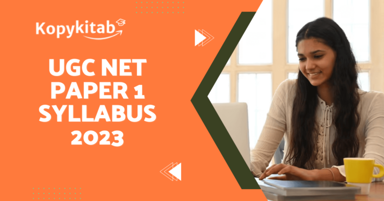 UGC NET Paper 1 Syllabus 2023 | Download NTA NET Paper 1 Syllabus FREE PDF