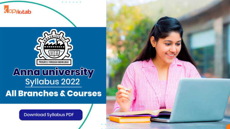 Anna University Syllabus 2023 For All UG & PG Courses PDF