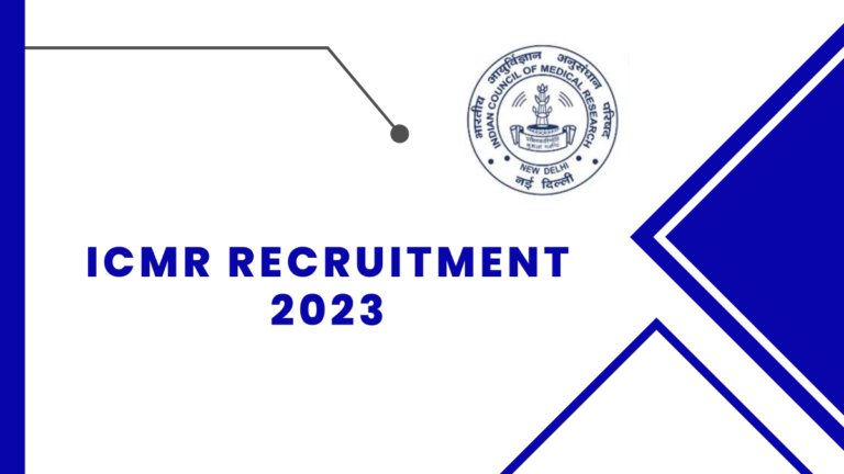 ICMR Recruitment 2023: Check Qualification, Age Limit, And Steps To Apply