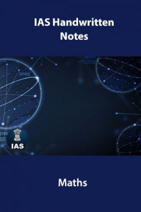 Download IAS Handwritten Notes Maths by Panel of Experts PDF Online