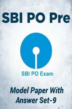 Download SBI PO Pre Model Paper With Answer Set-9 PDF Online 2021