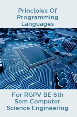 Download RGPV Computer Science Engineering BE 6th Sem Principles Of Programming Languages PDF Online