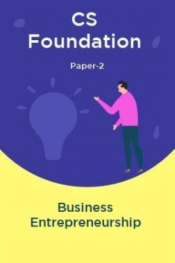 Download CS Foundation Paper-2 Business Entrepreneurship PDF Online