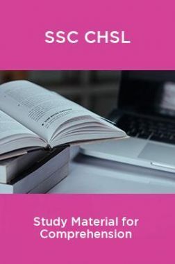 Download SSC CHSL Study Material for Comprehension PDF Online