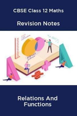 Download CBSE Maths Relations And Functions Class 12 Notes PDF Online