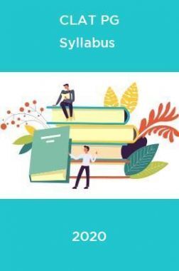 Free Download CLAT PG Syllabus 2020 PDF Online by Panel of Experts