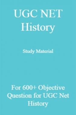 Download UGC NET History Study Material For 600 Objective Question for ...