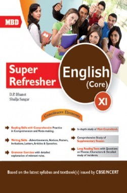Download MBD Super Refresher Class 11 English Core Book PDF Online 2020