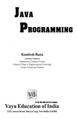 Download Java Programming PDF Online By Kamlesh Rana eBook 2022