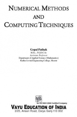 Download Numerical Method Computing Technique PDF Online By Gopal ...